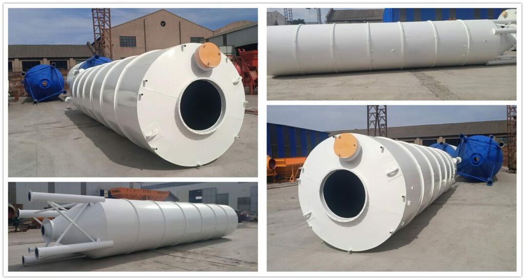50T Cement Silo Delivery To Philippines – Concrete Batching Plant ...